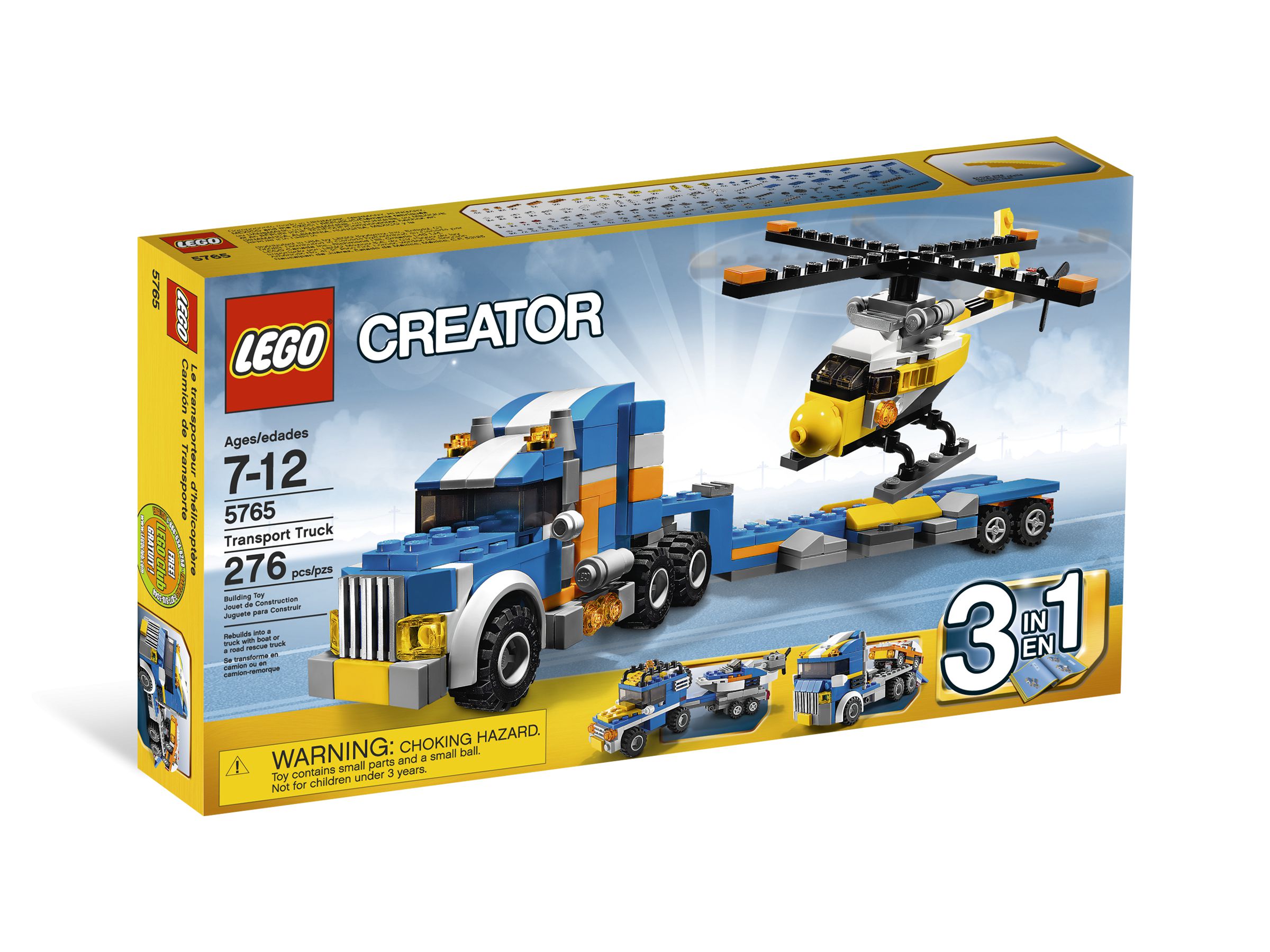 LEGO® Creator 5765 Creator 5765 Tieflader mit Helikopter