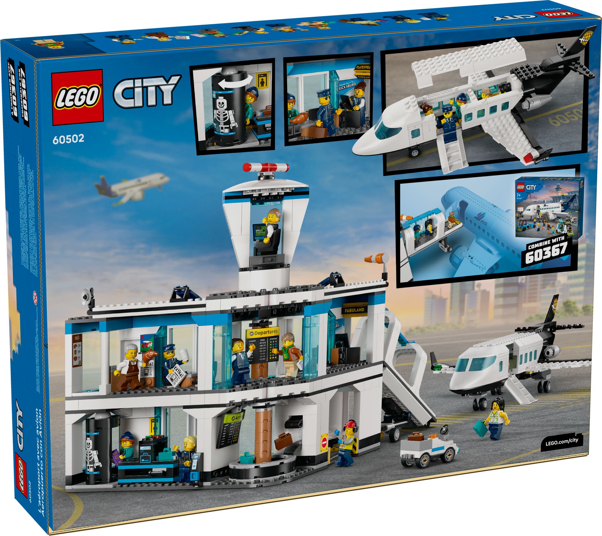 LEGO® City 60502 Flughafen mit Flugzeug Preisvergleich ab 71,90 € / 28% ...
