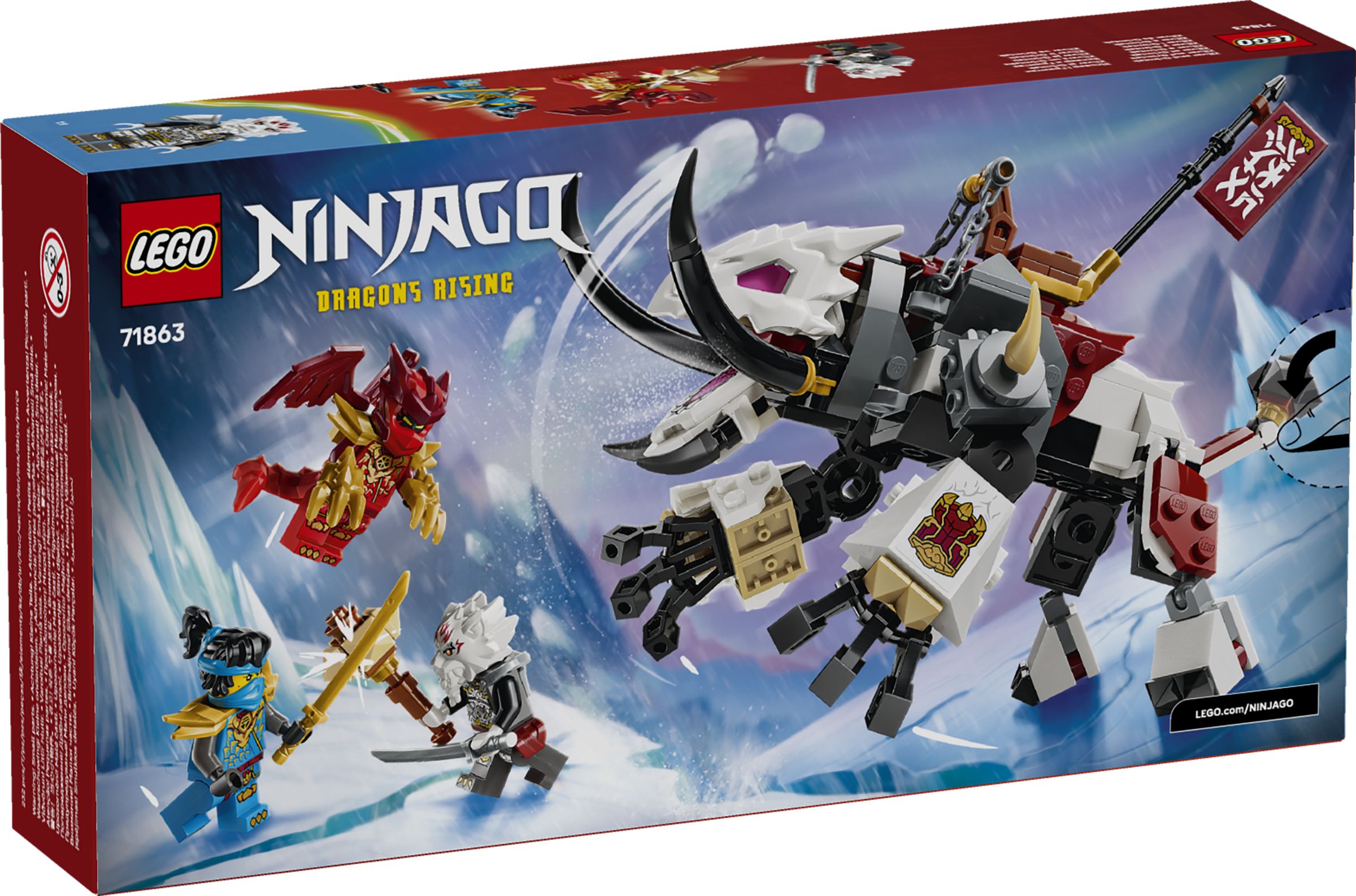 VORVERKAUF LEGO® Ninjago 71863 Zilvar auf seinem Drachentier Grimtak ab ...