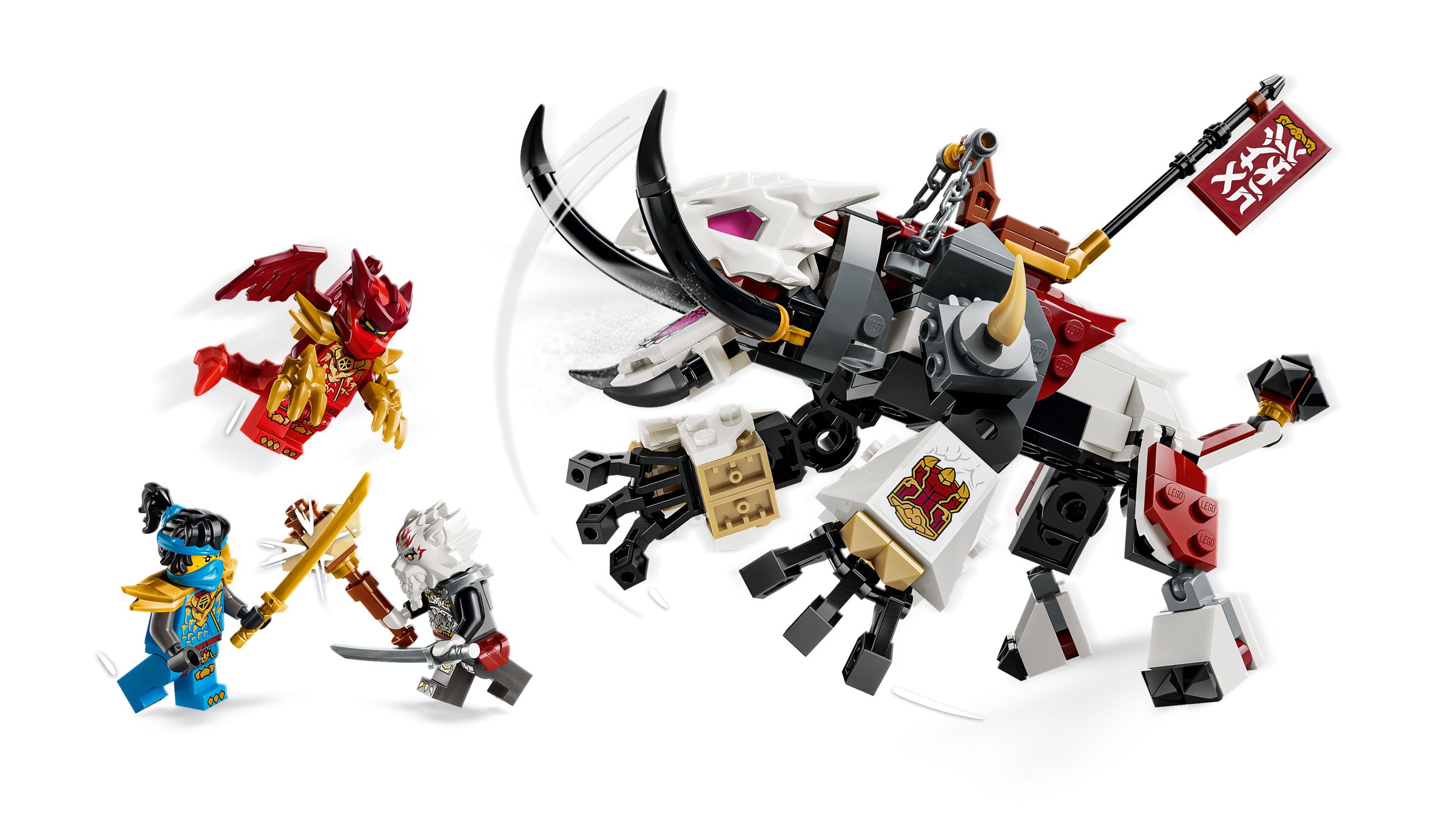VORVERKAUF LEGO® Ninjago 71863 Zilvar auf seinem Drachentier Grimtak ab ...
